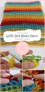 6 Best Waffle Stitch Blanket Free Crochet Ideas - Carolinamontoni.com