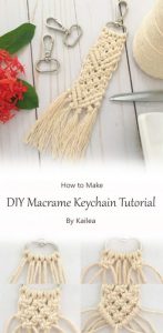 Free Keychain Macrame Pattern Ideas - Carolinamontoni.com
