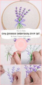 Beautiful Lavender embroidery Free Pattern Ideas - Carolinamontoni.com
