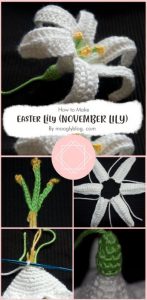 Beautiful Flower Lily Free Crochet Ideas - Carolinamontoni.com