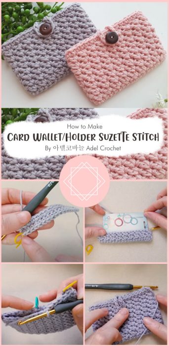 Easy Crochet Card Holder Free Pattern Ideas - Carolinamontoni.com
