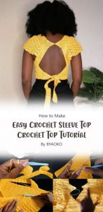Lovely Open Back Top Free Crochet Ideas - Carolinamontoni.com