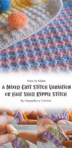 How to Crochet Shell Ripple Stitch - Free Pattern Ideas ...