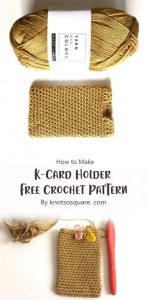 Easy Crochet Card Holder Free Pattern Ideas - Carolinamontoni.com