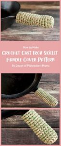 Easy Pan Handle Cover Free Crochet Pattern Ideas - Carolinamontoni.com