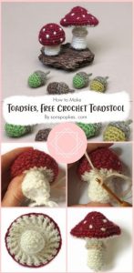 Best Amigurumi Toadstools / Mushroom Free Pattern Ideas - Carolinamontoni.com