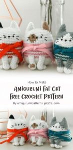 Adorable Amigurumi Fat Cat Free Pattern Ideas - Carolinamontoni.com