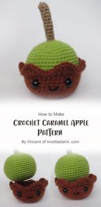 Amigurumi Caramel Apple Free Pattern Ideas - Carolinamontoni.com