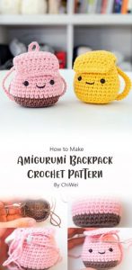 Best Crochet Mini Backpack Free Pattern Ideas - Carolinamontoni.com