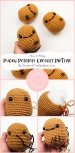Easy Amigurumi Potato Free Crochet Pattern Ideas - Carolinamontoni.com