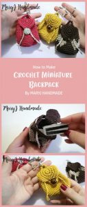Best Crochet Mini Backpack Free Pattern Ideas - Carolinamontoni.com