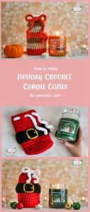 5 Candle Jar Cozy Free Crochet Pattern Ideas - Carolinamontoni.com