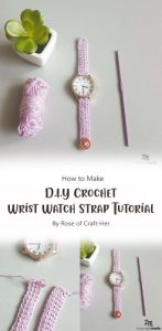 3 Free Watch Band Crochet Pattern Ideas - Carolinamontoni.com