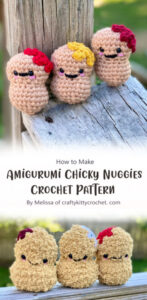 Easy and Yummy Nugget Free Amigurumi Pattern Ideas - Carolinamontoni.com