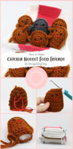 Easy and Yummy Nugget Free Amigurumi Pattern Ideas - Carolinamontoni.com
