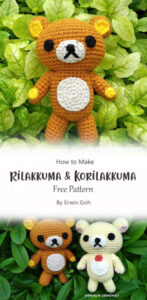 4 Rilakkuma Free Amigurumi Pattern Ideas - Carolinamontoni.com