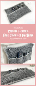 How to Make Remote Holder/Couch Caddy - Free Crochet Pattern Ideas ...