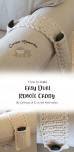 How to Make Remote Holder/Couch Caddy - Free Crochet Pattern Ideas ...