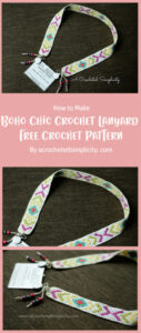 5 Crochet Lanyard Free Pattern Ideas - Carolinamontoni.com