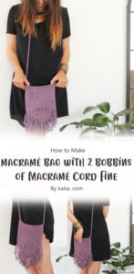 DIY Macrame Bag and Purse Free Pattern Ideas - Carolinamontoni.com