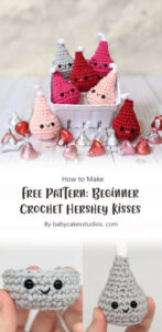 Easy Crochet Kiss Hershey Free Pattern Ideas - Carolinamontoni.com