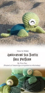 Adorable Amigurumi Sea Turtle Free Pattern Ideas - Carolinamontoni.com