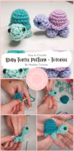 Cute Baby Turtle Free Crochet Pattern Ideas - Carolinamontoni.com