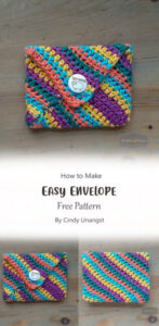7 Easy Envelope Free Crochet Pattern Ideas - Carolinamontoni.com