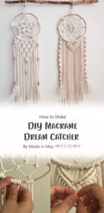 Lovely DIY Dream Catcher Macrame Free Tutorial Ideas - Carolinamontoni.com
