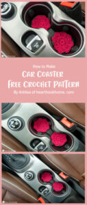 Easy Car Coaster Free Crochet Pattern Ideas - Carolinamontoni.com