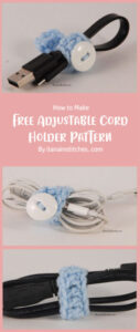 Easy Cord Holder/Organizer Free Crochet Pattern Ideas - Carolinamontoni.com