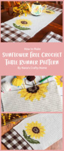 Lovely Table Runner Free Crochet Pattern Ideas Part 3 - Carolinamontoni.com