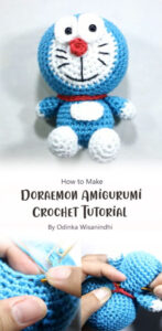 Best Amigurumi Doraemon Free Pattern & Tutorial Ideas - Carolinamontoni.com