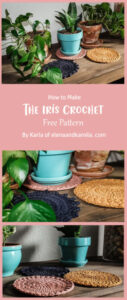 Best Crochet Coaster for Plant Free Pattern Ideas - Carolinamontoni.com