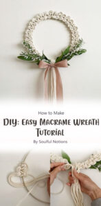 5 DIY Macrame Wreath Free Tutorial Ideas - Carolinamontoni.com
