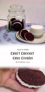Easy Oreo Cookies Free Crochet Pattern Ideas - Carolinamontoni.com