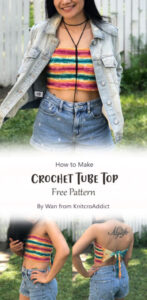 Pretty Bandeau/Tube Top - Free Crochet Pattern & Tutorial Ideas ...