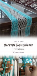 Useful DIY Macrame Table Runner Free Tutorial Ideas - Carolinamontoni.com