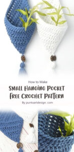 Pretty Mini Pocket Wall Hanging Free Crochet Pattern Ideas ...