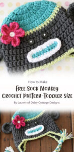 Cute Monkey Hat for Kids Free Crochet Pattern Ideas - Carolinamontoni.com