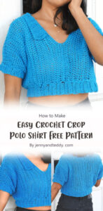 4 Collar Top Free Crochet Pattern & Tutorial Ideas - Carolinamontoni.com