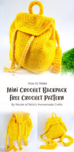 Crafting Cuteness: Mini-Backpack for Kids Free Crochet Pattern Ideas - Carolinamontoni.com