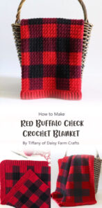 Buffalo Plaid Blanket Free Crochet Pattern Ideas: Cozy Creations for ...