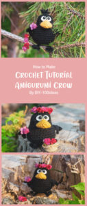 4 Amigurumi Bird Crow Free Crochet Pattern Ideas - Carolinamontoni.com