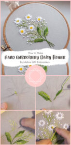 The Ultimate Daisy Flower Hand Embroidery Tutorial Ideas ...