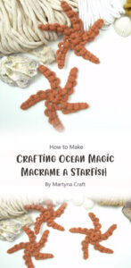 DIY Macrame Starfish - Free Tutorial Ideas - Carolinamontoni.com