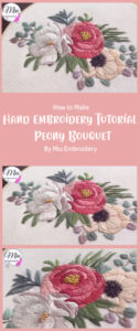 Unlocking the Art of Peony Hand Embroidery: A Free Tutorial Ideas ...