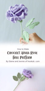 The Beauty of Rose Flower - Free Crochet Pattern Ideas (Part 2 ...