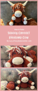 5 Amigurumi Highland Cow Free Crochet Pattern Ideas - Carolinamontoni.com