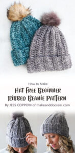 Crafting Comfort: Crochet Ribbed Beanie - Free Pattern Ideas ...